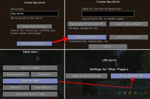 TỔNG HỢP lệnh trong Minecraft, cheat code Minecraft ĐẦY ĐỦ